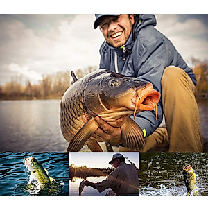 JOTOUCH 6 Coil Portable Mini Elastic Fishing Rod Aluminum Alloy Handle Fishing Pole for River, Lake, Reservoir, Ice Fishing and So On