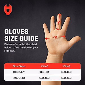 NoCry Kids Cutting Gloves, XS (8-12 Years) — 100% Food Grade and Level 5 Protection — Comfortable and Lightweight, Yet Tough — Ambidextrous — Ideal for Fishing, Wood Carving and Whittling