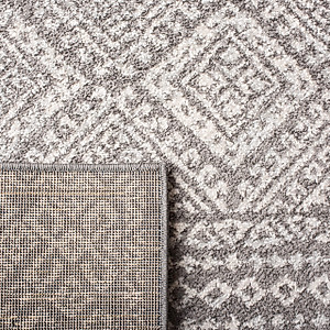 SAFAVIEH Tulum Collection Area Rug - 6' x 9', Dark Grey & Ivory, Moroccan Boho Distressed Design, Non-Shedding & Easy Care, Ideal for High Traffic Areas in Living Room, Bedroom (TUL264F)