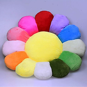18" Flower Shaped Seating Cushion Sofa Chairs Floor Pillow for Kids Girls Reading Nook Watching TV Bed Room Decoration