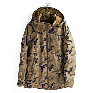 Burton Women's Standard Lelah Jacket, Martini Olive Terra Camo, Medium