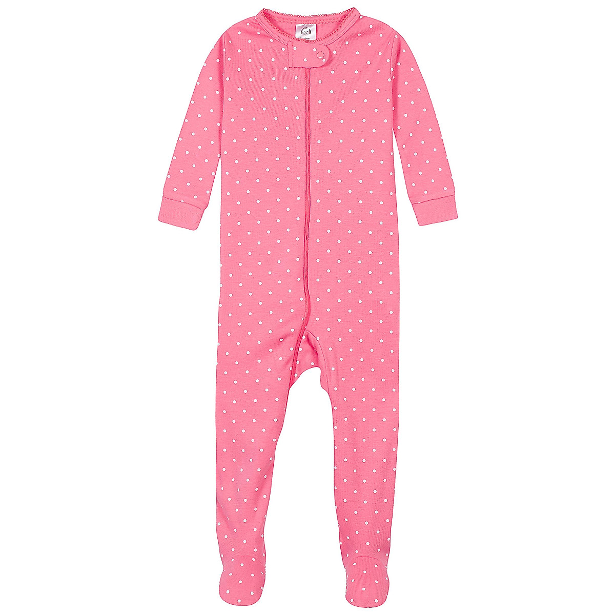 Gerber Baby Girls' 4-Pack Footed Pajamas, Unicorns Cats Pink, 12 Months