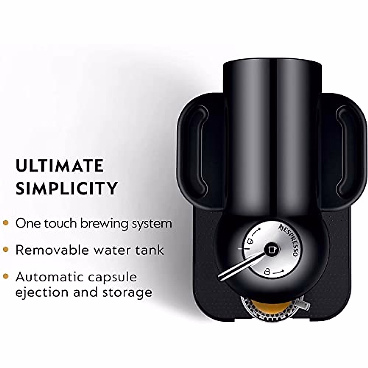 Nespresso Vertuo Coffee and Espresso Machine by Breville, 5 Cups, Black