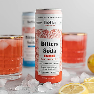 HELLA COCKTAIL CO. Spritz Bitters & Soda, 12 FZ