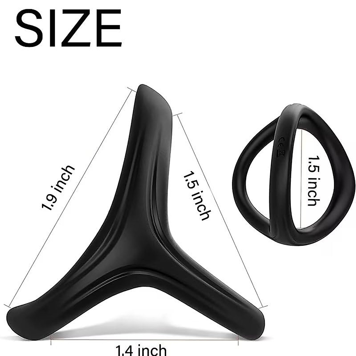 2pcs Cock Rings for Men Erection Silicone Cock Ring Cock Ring for Couple Silicone Penis Rings ensory Penis Ring for Penis Rings for Men's Wellness Hoodies ZH026