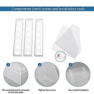 Fivtyily Clear Acrylic Food Cone Display Stand Rack Ice Cream Cone Serving Holder for Buffets Party (4 Layer, 24 Hole)