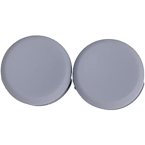 2X Joystick Cap Thumb Stick Circle Pad Caps for 3DS 3DS LL 3DS XL New 3DS LL XL Controller Replacement (Light Grey)