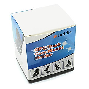 iSaddle CH01B 1/4" Thread Camera Mount Mini Double-Sided Adhesive in Dash Cam Mount Holder - Universal Tripod Permanent Holder Fits Sony/Ricoh/HP/GoPro/Oculus (M4 M6 Screw Join Ball Included)