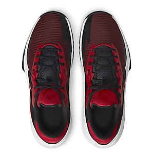 Nike Men's Sneaker, Black University Red Gym Red, 10