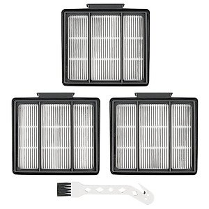 RVFFK950 Replacement Filter for Shark Robot (3-Pack) by Techecook - Replacement for Shark ION Robot R85 RV850,RV700_N, RV720_N, RV851WV and IQ Robot R101AE, AV970, AV1002AE, AV1010AE