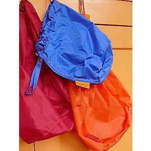 Red Small GoKnit Pouch Project Bag w/ Loop & Drawstring