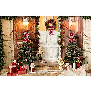 ABTOLS 2 Roll 20 Yards Christmas Ribbons 2.5", Red Velvet Wired Edge Burlap Ribbons Glitter Christmas Elk Deer Ribbons for New Year Home Decor DIY Crafts Wreaths Bow