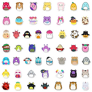 100 Pcs Cute Animal Stickers for Water Bottles| Gifts for Kids Teen Birthday Party| Kawaii Stickers Pack|Waterproof Stickers for Water Bottles,Laptop,Phone,Skateboard,Bicycle