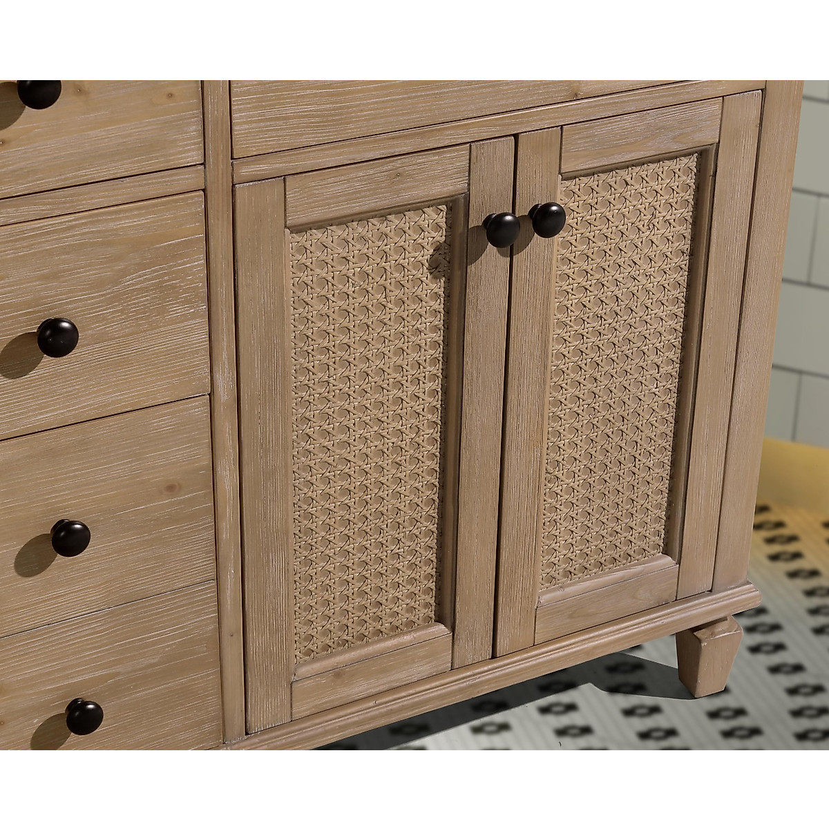 Ari Kitchen & Bath Annie 55" Bathroom Vanity Weathered Fir