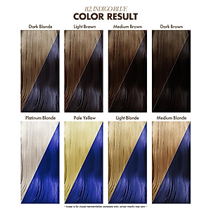 Adore Semi Permanent Hair Color - Vegan and Cruelty-Free Blue Hair Dye - 4 Fl Oz - 112 Indigo Blue (Pack of 1)