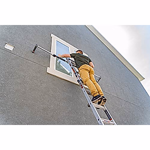 Little Giant Ladders, Epic, M17, 17 foot, Multi-Position Ladder, Aluminum, Type 1A, 300 lbs weight rating, (16817-818)