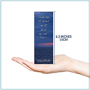 eThought BB-FBV-100 Bible Verse Cards - Pack of 100 Religious Bookmarks - Scripture Memorization Cards, Bible Verse Markers, Encourage and Share The Gospel, Full Color