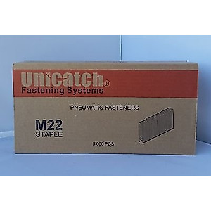 M12-7/8" Senco M Series Galvanized Staples 3/8" Crown 18 Gauge 5000/Box