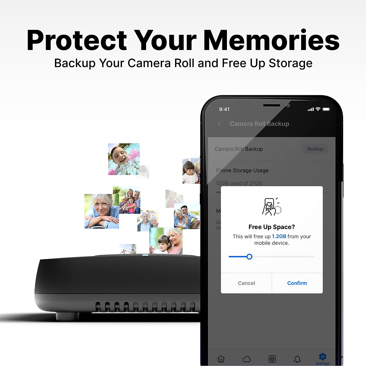 AMBER X Smart Personal Cloud Storage Device for Data Media Files, Built-in 512GB High-Speed SSD with USB Storage, Plex and Home Assistant/iOS/Android/Windows/Mac Compatible