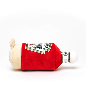 Anirollz x Heinz Bunny Plush with Tomato Ketchup Toy Blanket Small 6" Bunniroll