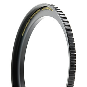 Breakthrough Photography 77mm to 82mm Step-Up Lens Adapter Ring for Filters, Made of CNC Machined Brass with Matte Black Electroplated Finish