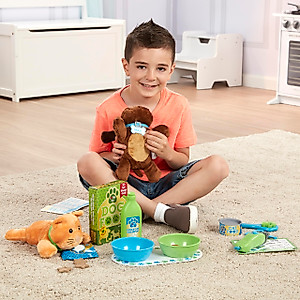 Melissa & Doug Feeding and Grooming Pet Care Play Set - Pretend Play Vet Toy Veterinarian Kit For Kids