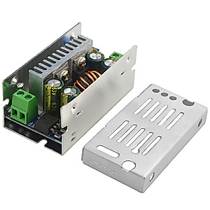 XINGYHENG 15A Dc-Dc Adjustable Module 200W 8-55V Input 1-35V Output High Power DC Pressure Regulating Board Constant Current Regulator Converter with Aluminum Shell