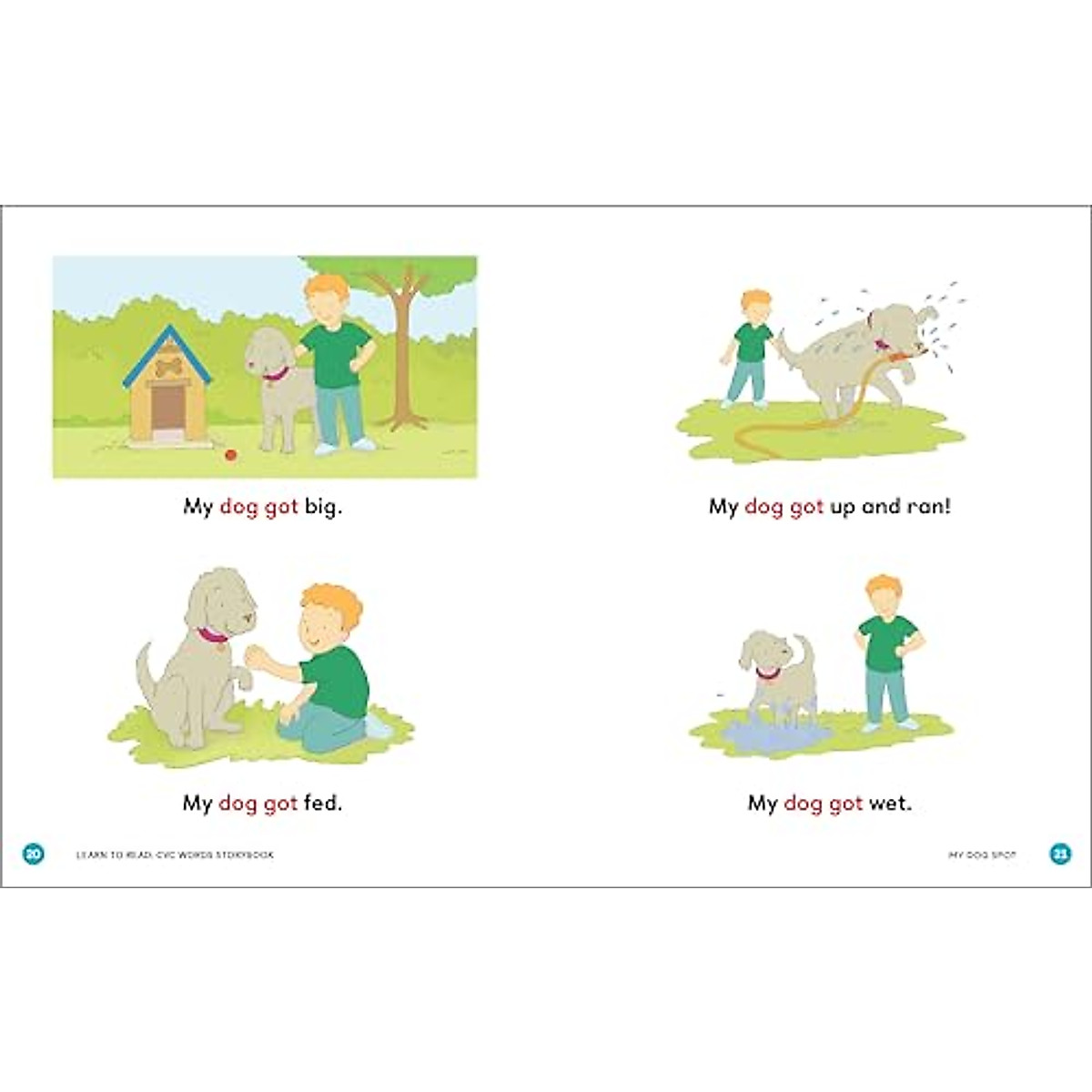 Learn to Read: CVC Words Storybook: 20 Simple Stories & Activities for Beginner Readers