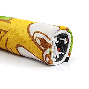 JUST FUNKY Sonic The Hedgehog Warhol Throw Blanket | 45 x 60 Inch Large Fleece Blanket