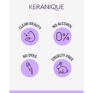 Keranique Overnight Hair Serum - Improves Growth Conditions for Thinning Hair - Hydrates Frizzy and Damaged Hair - Keratin Enriched for Women - 2 oz