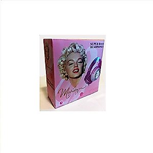 Price Point Accessories LLCRBH5147 Marilyn Monroe Super Bass DJ Headphones with Built-In Mic and In-Line Remote Control - Pink