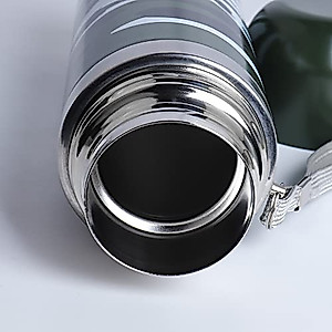 Goetland 17oz Water Bottle Stainless Steel Vacuum Insulated Bottle Military Sports Flask Canteen Water Bottles Thermos No Logo For Gym Fitness Camping Cycling Travel Hiking