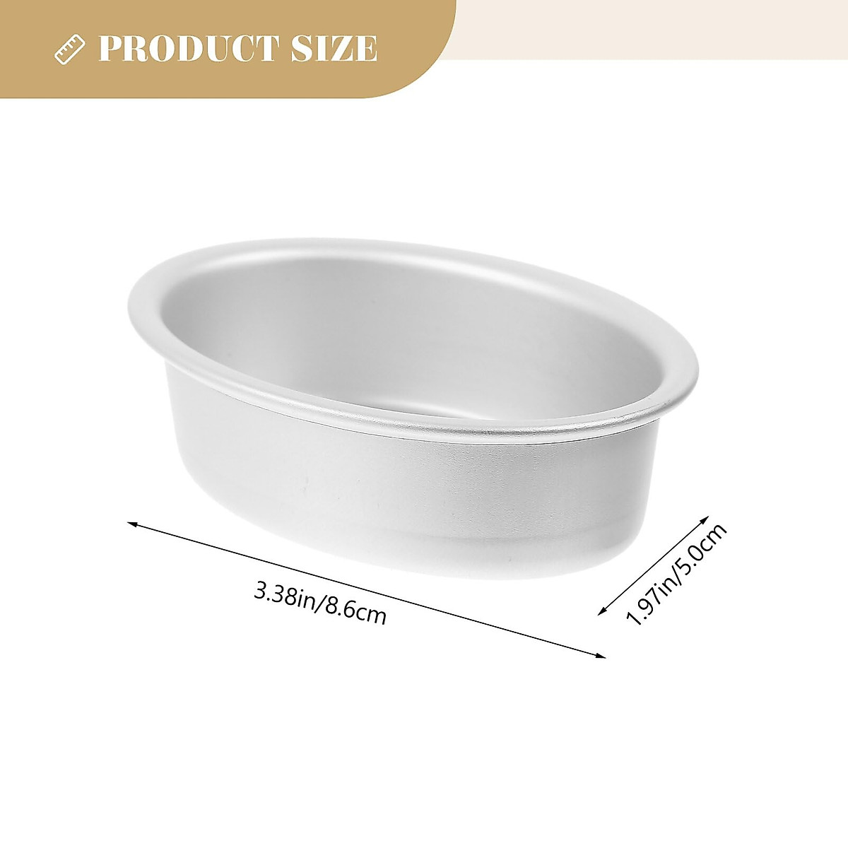 10pcs Oval Mold Circle Cake Pan Mini Cake Tins Metal Pan Round Cake Pans Mini Tart Pans for Baking Cake Mold Baking Cake Pans Cookie Cake Pan Cake Baking Pans Baking Pans Nonstick