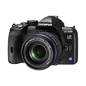 Olympus Evolt E520 10MP Digital SLR Camera with Image Stabilization w/ 14-42mm f/3.5-5.6 Zuiko Lens