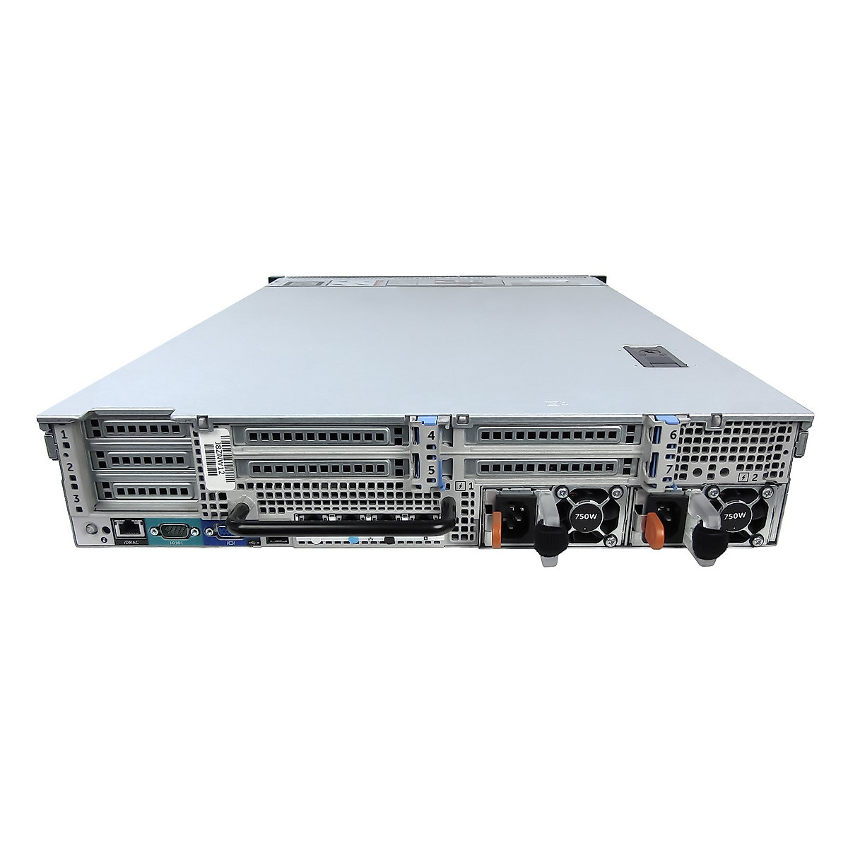 DELL PowerEdge R720 2U RackMount 64-bit Server 2×Six-Core E5-2630v2 Xeon 2.6GHz CPUs + 128GB PC3-12800 ECC RAM + 16×500GB SATA 2.5" SFF HDD, PERC RAID, 4×1GbE NIC, 2×Pwr Spply, iDRAC7, NO OS (Renewed)