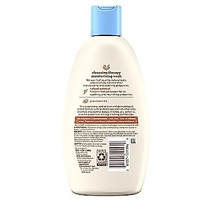 Aveeno Baby Cleansing Therapy Moisturizing Baby Body Wash with Natural Oatmeal & ProVitamin B5, Gentle Tear-Free Baby Bath Wash for Sensitive & Eczema-Prone Skin, Hypoallergenic, 8 oz