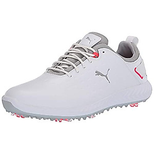 PUMA womens Ignite Blaze Pro Golf Shoe, Puma White-high Rise, 7.5 US