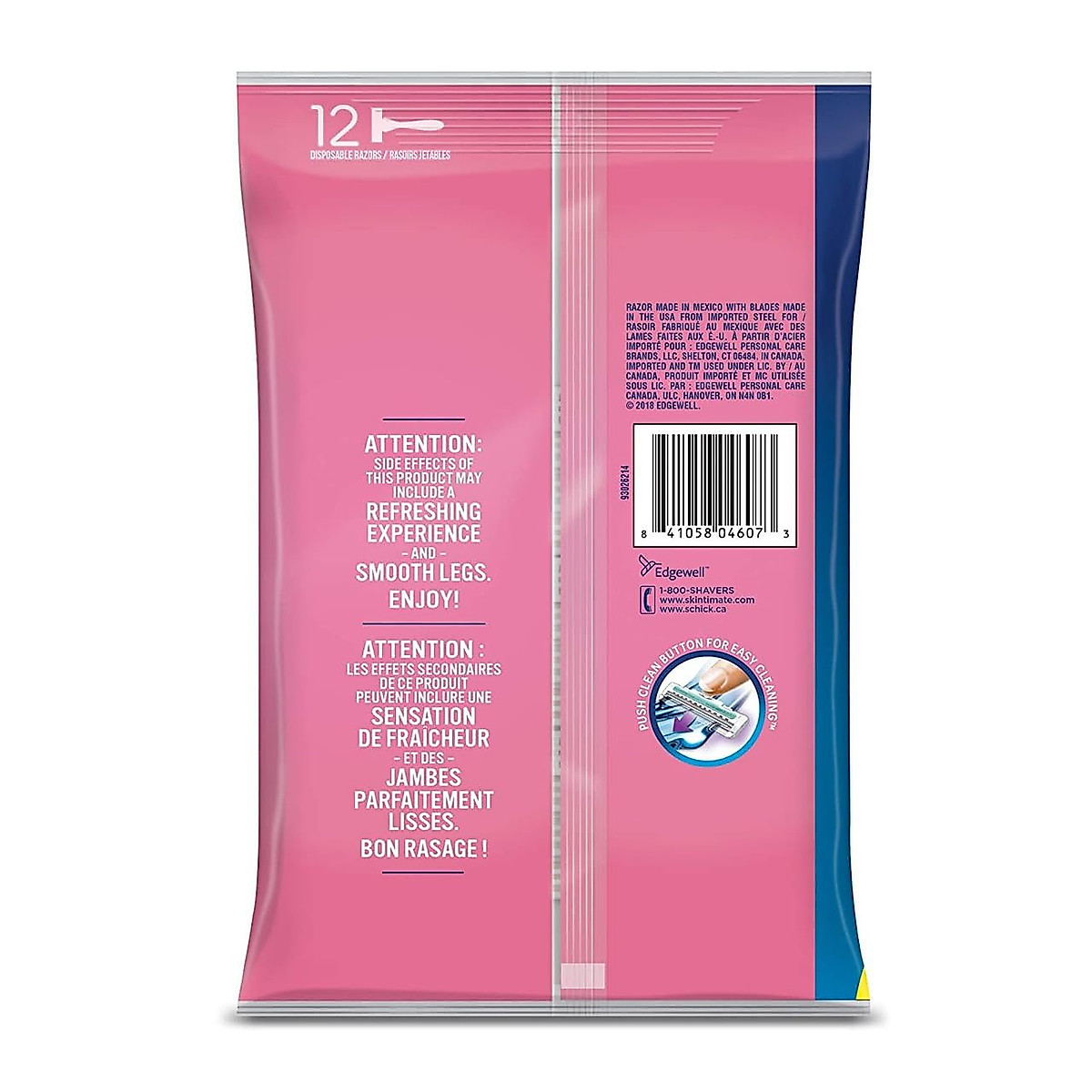 Schick ST2 for Women Sensitive Skin Disposable Razor, 12 Count (Pack of 2)