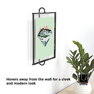 Umbra Phantom Picture Frame, Black, 8" x 10"