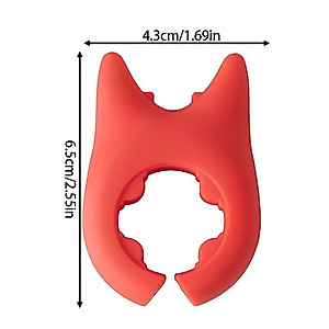 10Pcs Silicone Pot Clip Spoon Rest Silicone Assist Hot Handle Holder Kitchen Spoon Holder Steam Releaser for Pot Cooking Utensils Spoon Rest Kitchen Accessories Tools