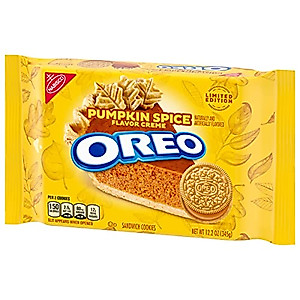 OREO Pumpkin Spice Sandwich Cookies, Limited Edition, 12.2 oz