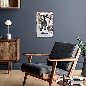 Pee-Wee's Big Adventure Tin Sign Retro Metal Movie Poster Art Wall Home Decor 8x12 Inches