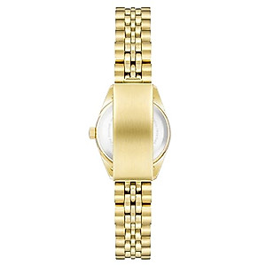 Armitron Women's Japanese Quartz Dress Watch with Stainless Steel Strap, Gold, 10 (Model: 75/2475BKGP)
