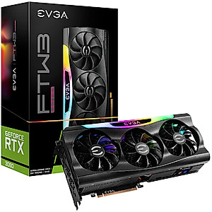 EVGA GeForce RTX 3080 FTW3 Ultra Gaming, 10G-P5-3897-KL, 10GB GDDR6X, iCX3 Technology, ARGB LED, Metal Backplate, LHR (Renewed)