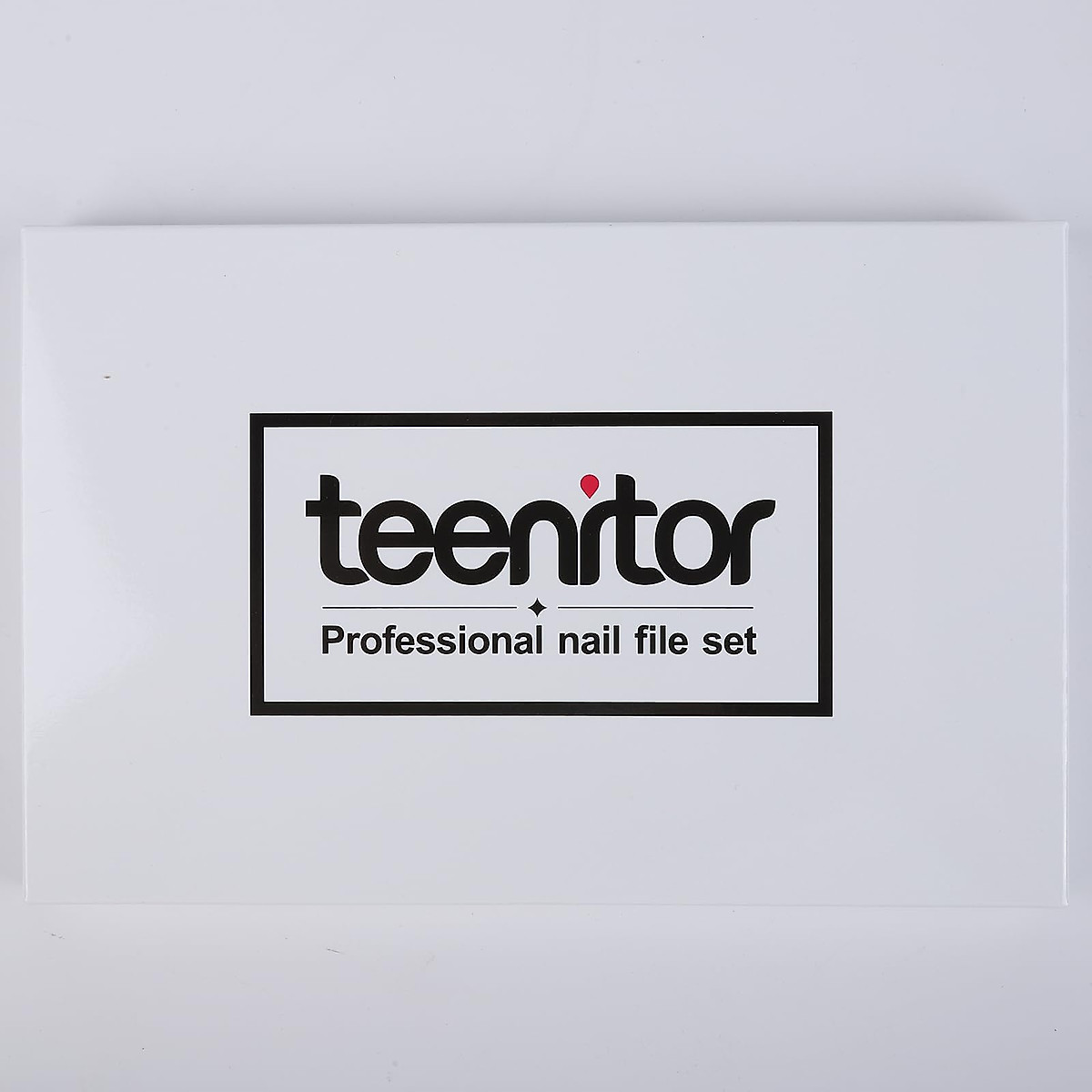 Nail File Buffer, Teenitor Gel Nail File Set Professional Nail Buffer File Block Natural Manicure File Nail Polisher Washable Double Sided