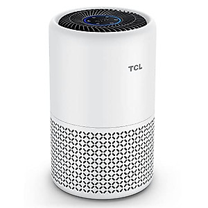 TCL Breeva A1C Air Purifier for Home, Bedroom, Up to 438 ft², Auto Mode, 3-Stage filtration, H13 True HEPA Filter, Smoke & Odor Blocker, Pre-Filter (A1C14W)