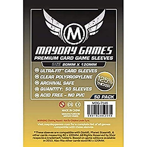 50 Mayday 80 x 120 Dixit Premium Card Sleeves Board Game
