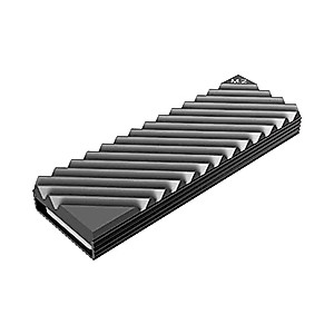 MSI M470 M.2 2280 1TB PCI-Express 4.0 x4 NVMe 1.3 3D NAND Internal Solid State Drive, Bundle with Mytrix Heatsink Cooler 2280 M.2 SSD Double-Sided Heat Sink with Silicone Thermal Pad for PS5/PC - Gray