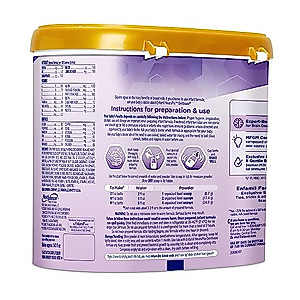 Enfamil NeuroPro Gentlease Baby Formula, Infant Formula Nutrition, Brain and Immune Support with DHA, Proven to Reduce Fussiness, Crying, Gas and Spit-up in 24 Hours, Reusable Tub, 19.5 Oz, 4 Count