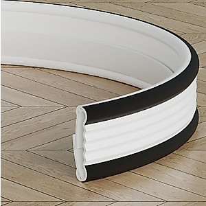 Eweniar 2-Pack Door Draft Stopper PVC Adjustable Length 37" Easy to Install Door Bottom Gap Filler